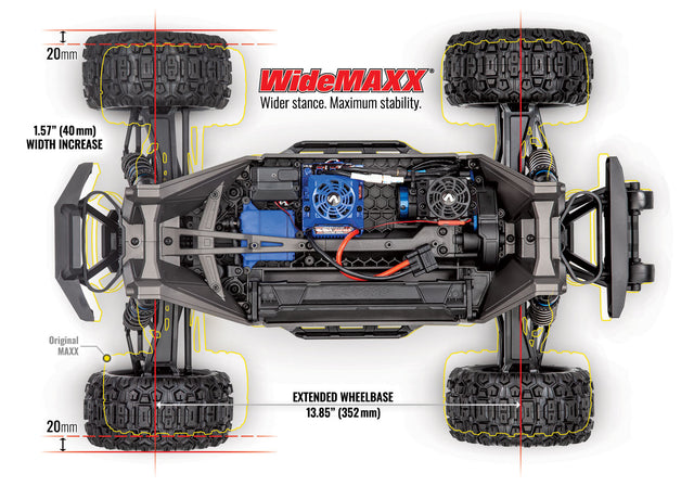 Traxxas: Maxx with WideMaxx | Hobby Addicts