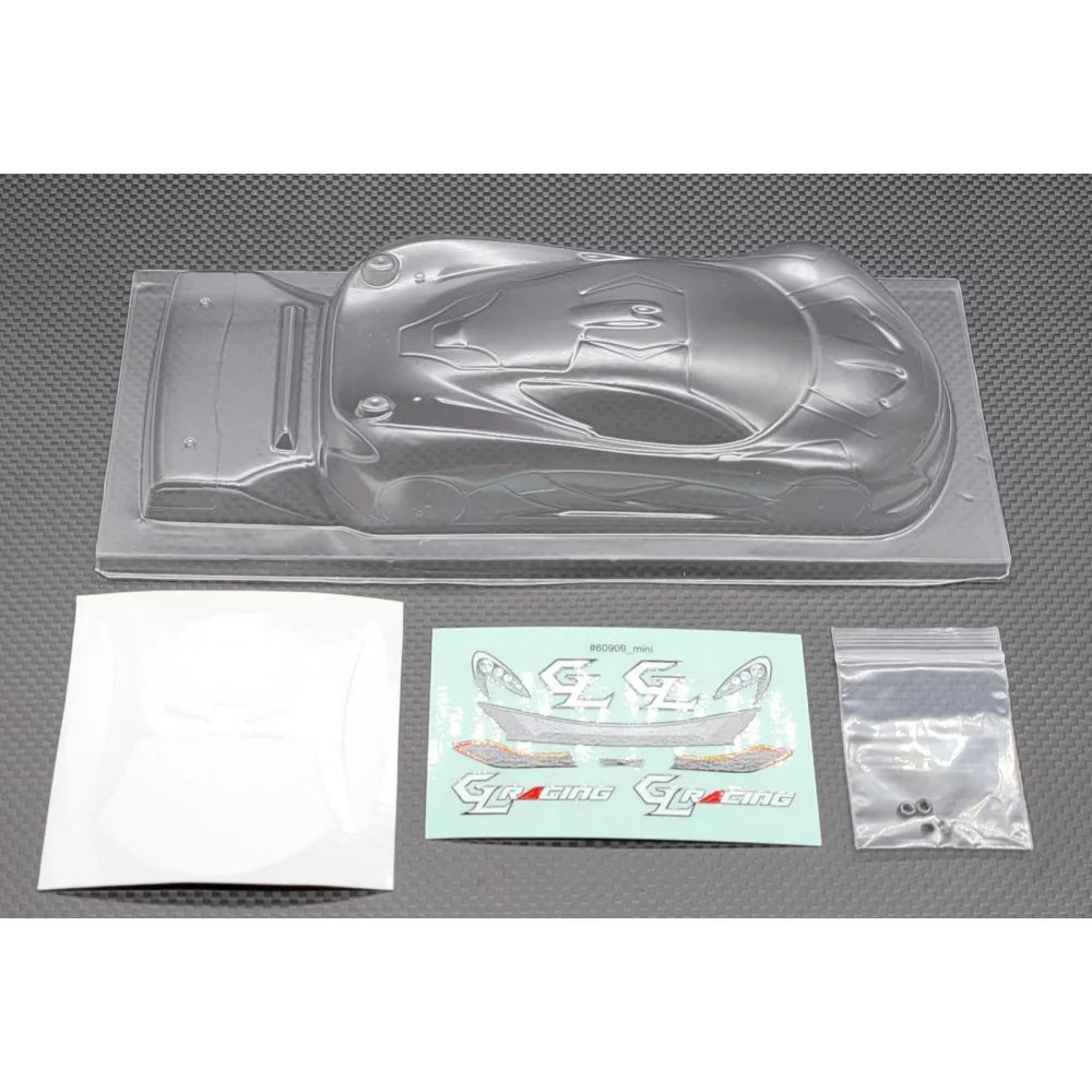 GL Racing: 1/28 P1M Lexan Body 102mm (GBL001-P1M-102) | Hobby Addicts