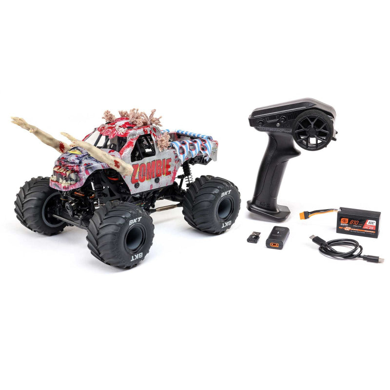 Losi: 1/18 Mini LMT Zombie 2S 4X4 RTR Brushed Monster Truck | Hobby Addicts
