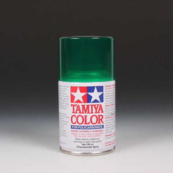 Tamiya: PS‑44 Transparent Green Spray Paint 100ml | Hobby Addicts